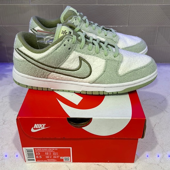 Nike | Shoes | Fuzzy Nike Dunk Low | Poshmark